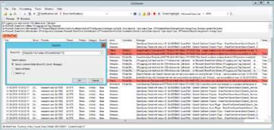 How to find Errors in the SharePoint ULS Log – Engineerer's Blog