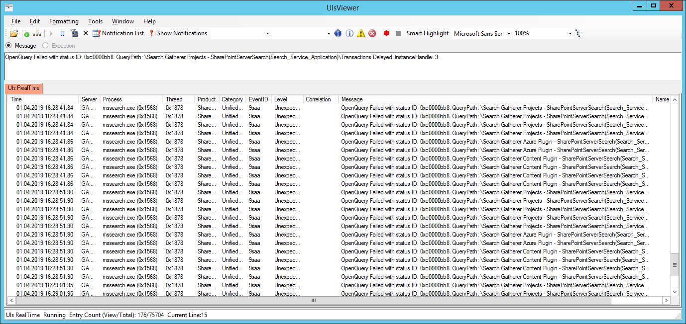 How to find Errors in the SharePoint ULS Log – Engineerer